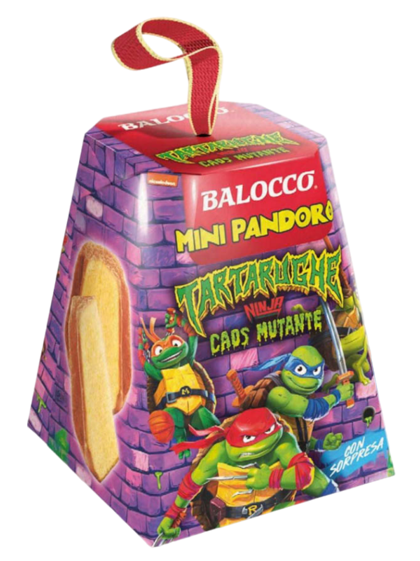 Mini Pandoro Tartarughe Ninja 80g | Caiya Delicious