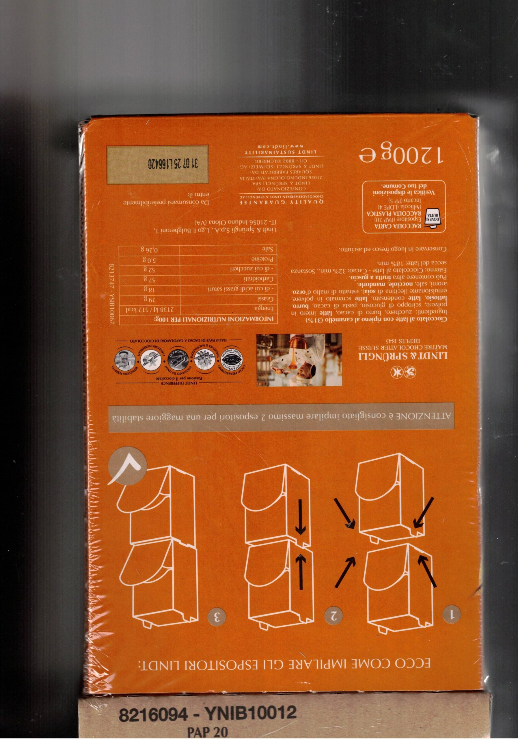 Lindt Lindor Squares Latte e Caramello Bocca di Lupo 1200g | Caiya ...