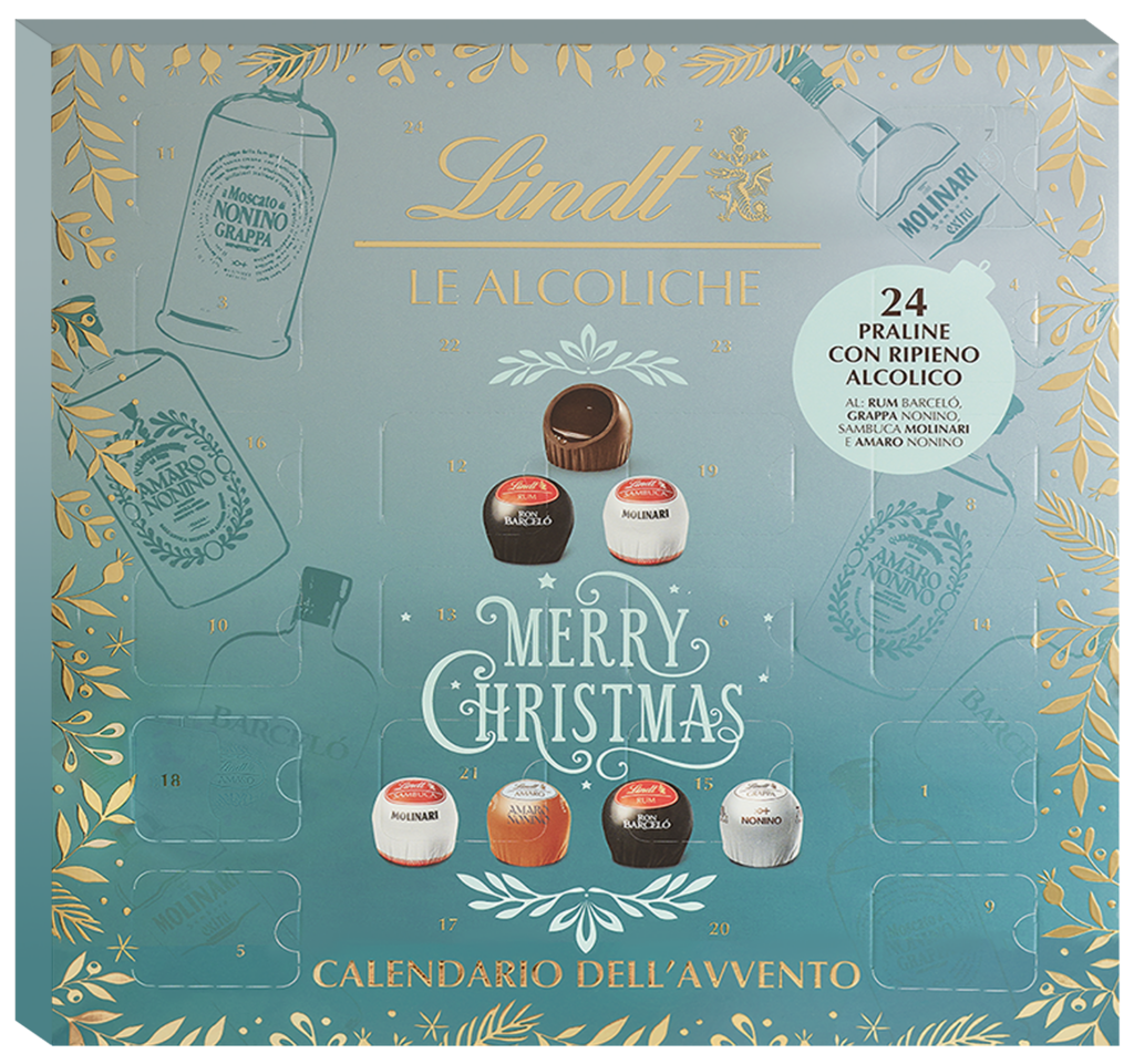 Lindt Calendario dell'Avvento Le Alcoliche 317g | Caiya Delicious