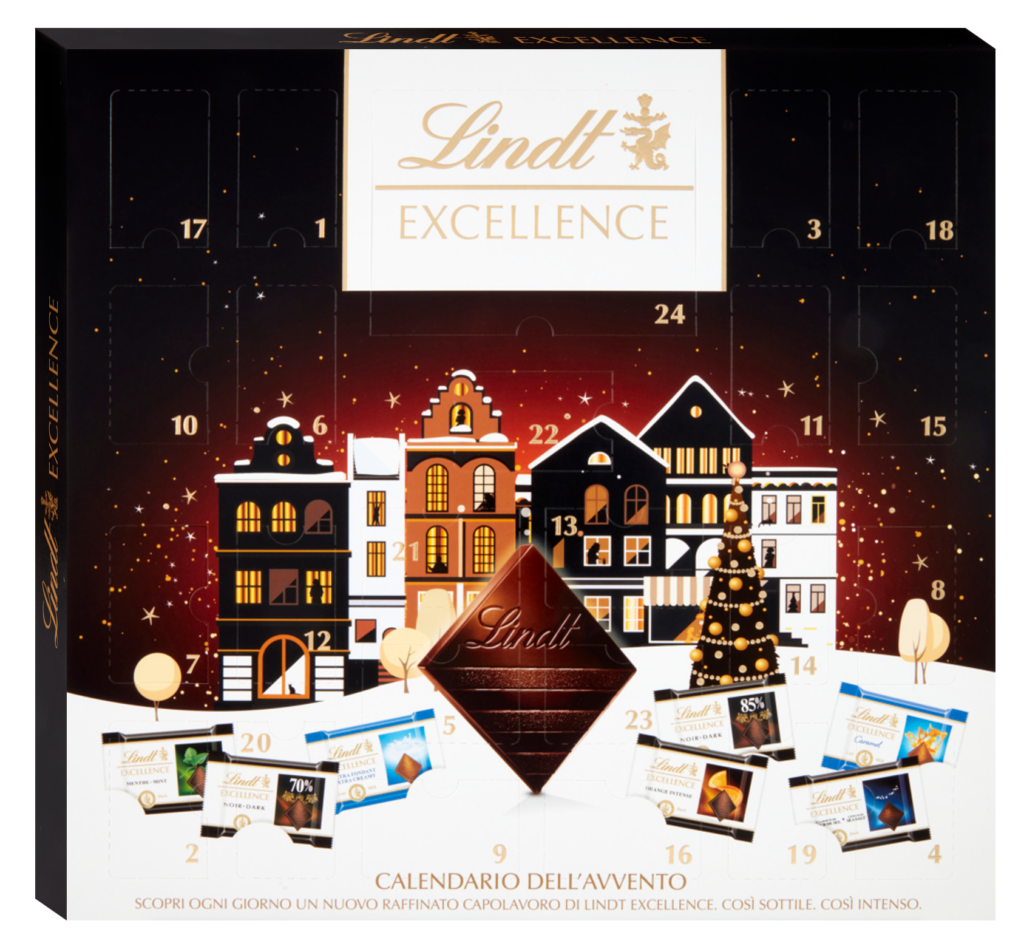 Lindt Excellence Calendario dell'Avvento 148g | Caiya Delicious