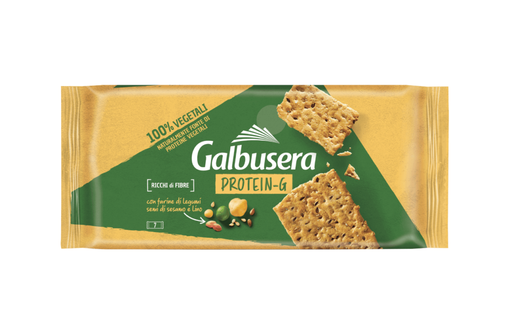 Galbusera Protein-G Cracker con Legumi, Sesamo e Lino 280g | Caiya ...