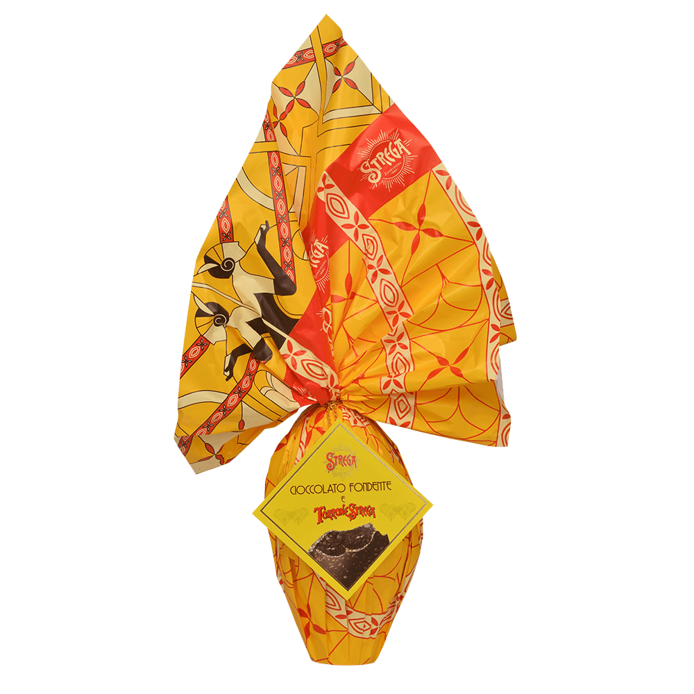 Strega Alberti Uovo TORRONE STREGA al Cioccolato Fondente con Sorpresa ...