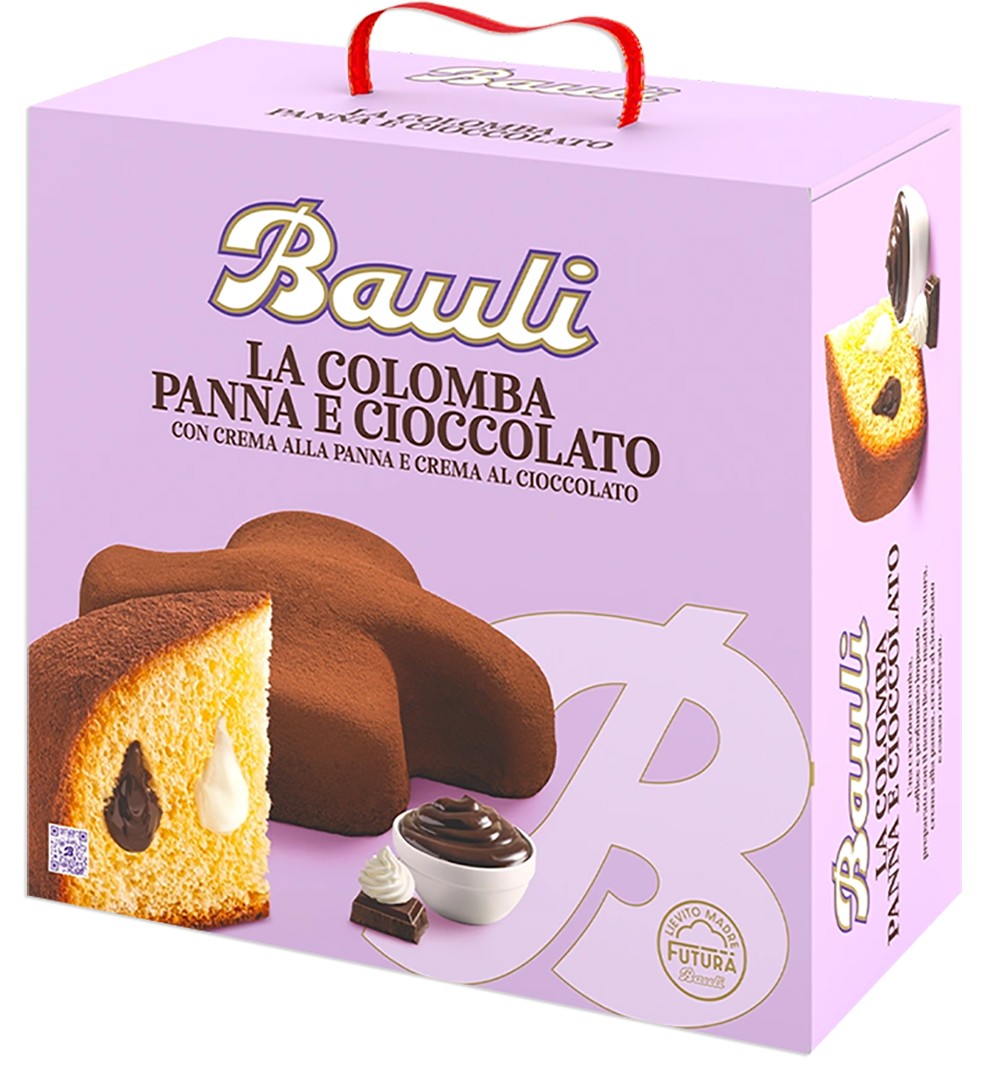 Bauli Colomba Farcita con Crema alla Panna e al Cioccolato 750g | Caiya ...