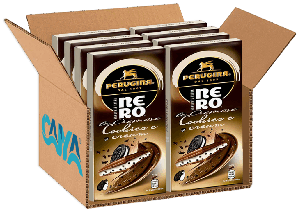 Perugina Nero Tavoletta Le Cremose al Gusto Cookies e Cream 100g ...