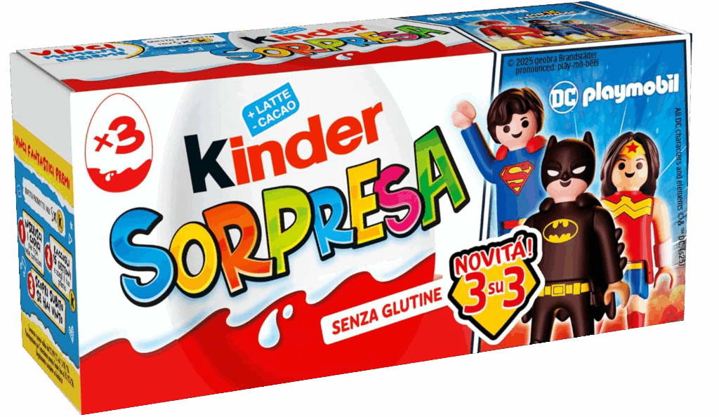 Kinder Sorpresa Dc Playmobil 3x20g | Caiya Delicious
